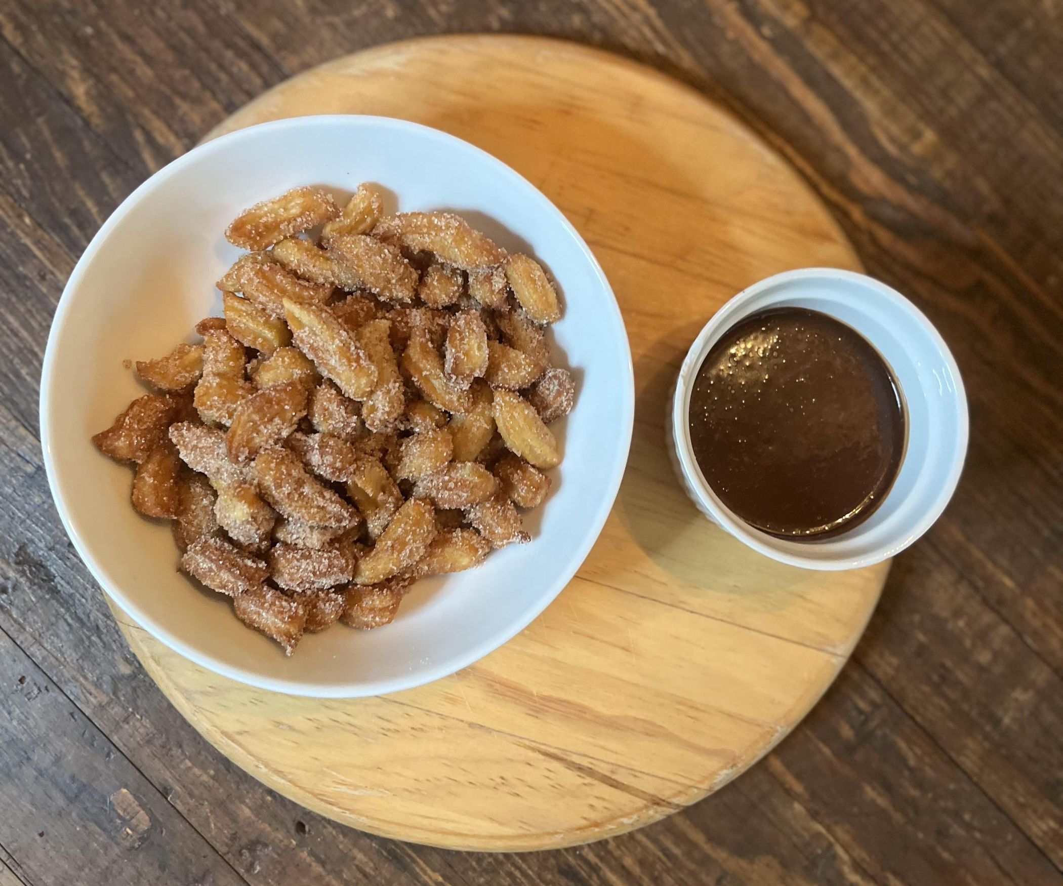 Cinnamon Sugar Churro Bites With Nutella Dip : 11 Steps (with Pictures ...