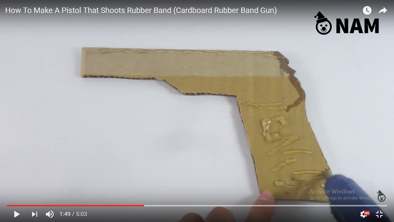 Cardboard Gun That Shoots Rubber Bands : 5 Steps - Instructables