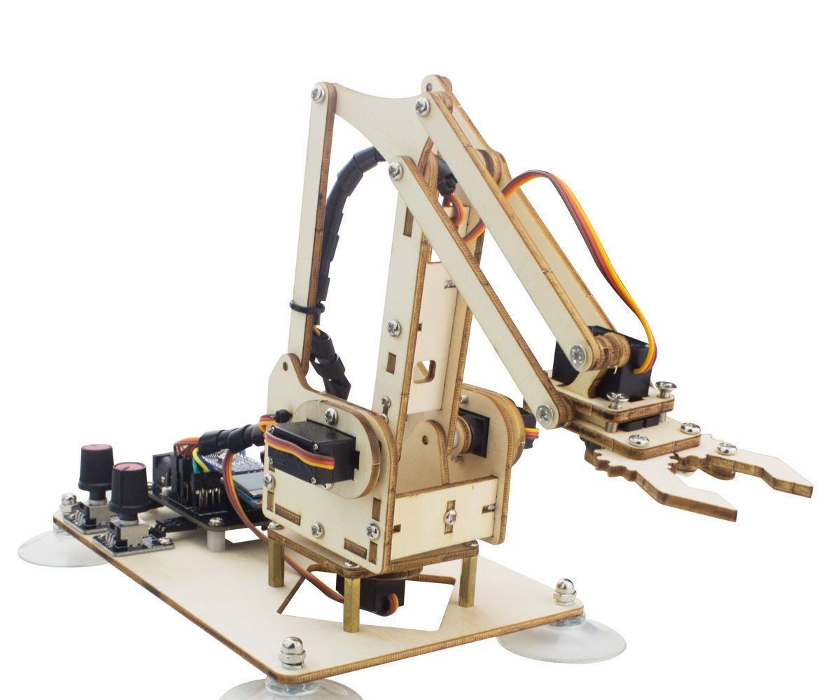 How to Use a Few Pieces of Wood to Assemble Into a Cute and Powerful Wood Robot Arm : 10 Steps ...