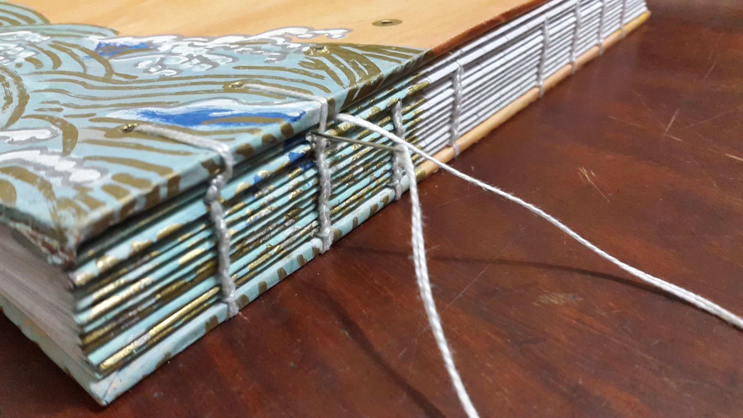 DIY Coptic Stitch Bound Notebook : 9 Steps (with Pictures) - Instructables