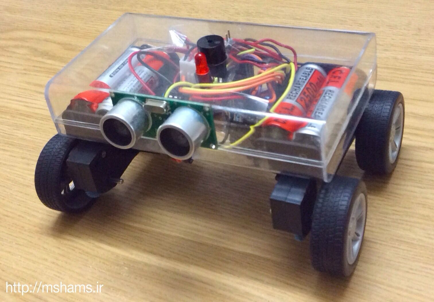 Arduino, Mini Sonar Robot : 3 Steps - Instructables