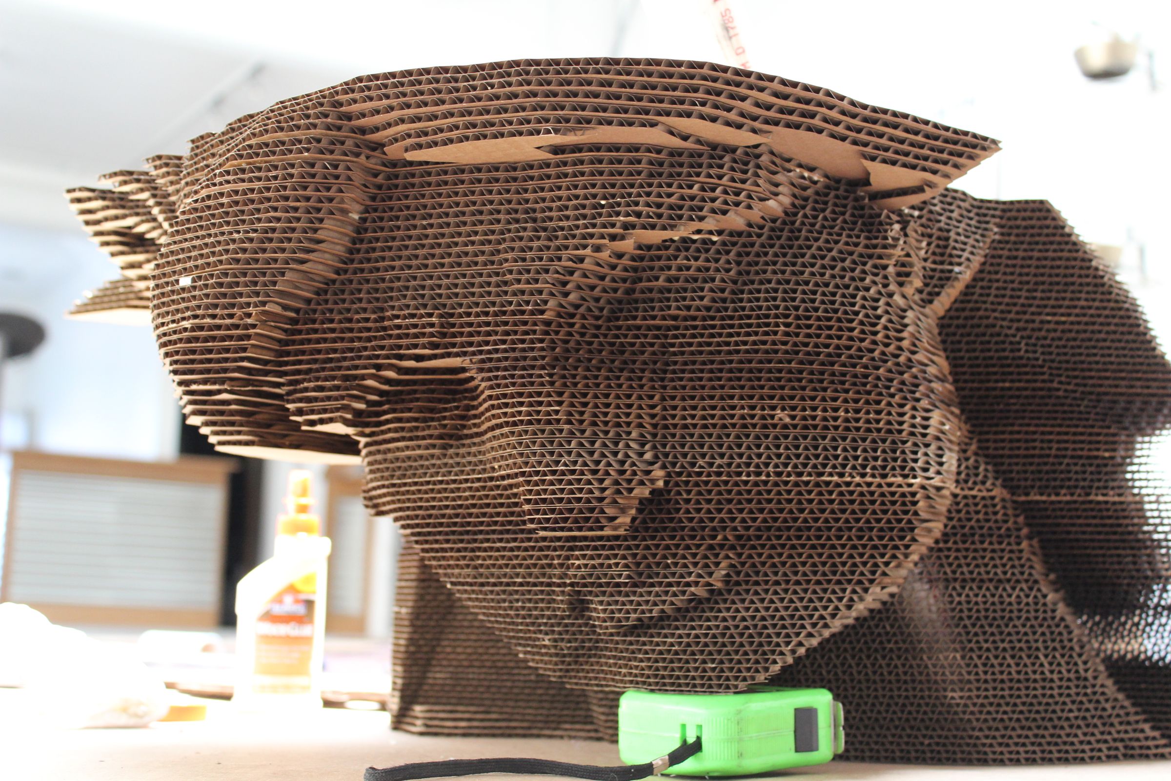 Cardboard Statue of Liberty Bust Using 123D Make : 6 Steps (with ...