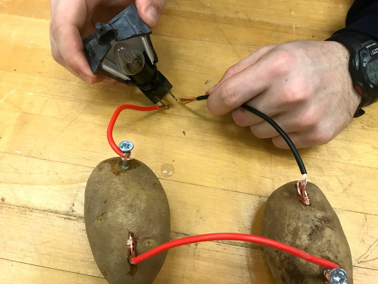 Potato Battery: Understanding Chemical and Electrical Energy : 13 Steps ...