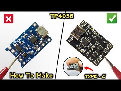 DIY TP4056 Charging Module : 6 Steps - Instructables