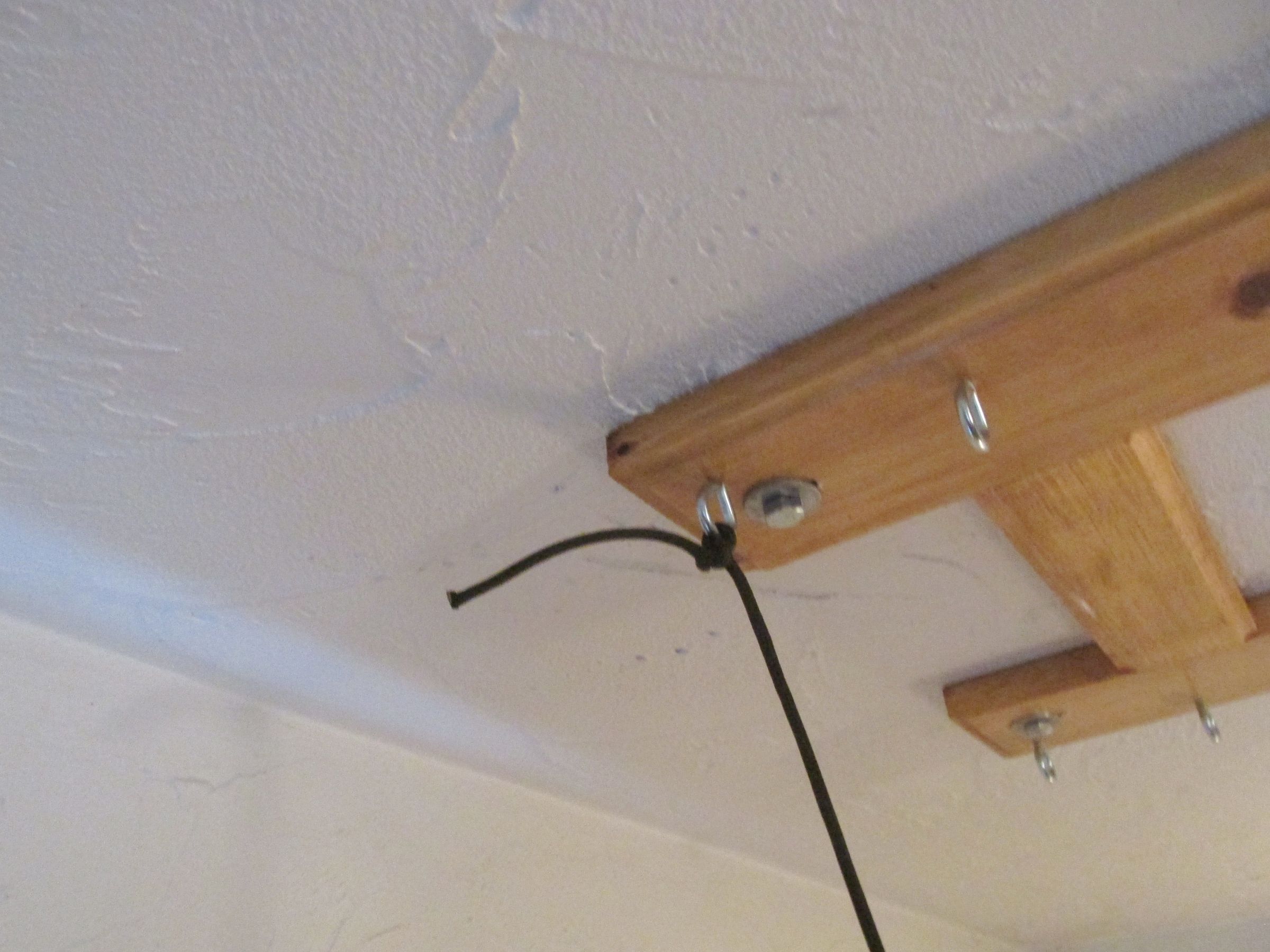 Paracord and Pulley Hanging Table : 11 Steps (with Pictures ...
