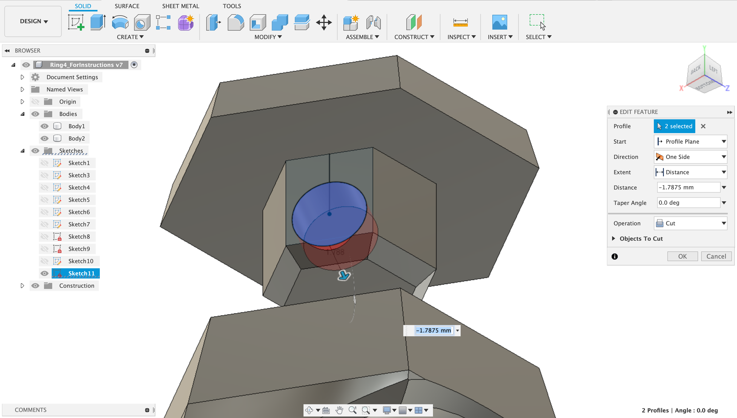 Bit Driver Ring (3D Printed, Wearable Hex Bit Driver) : 12 Steps (with ...