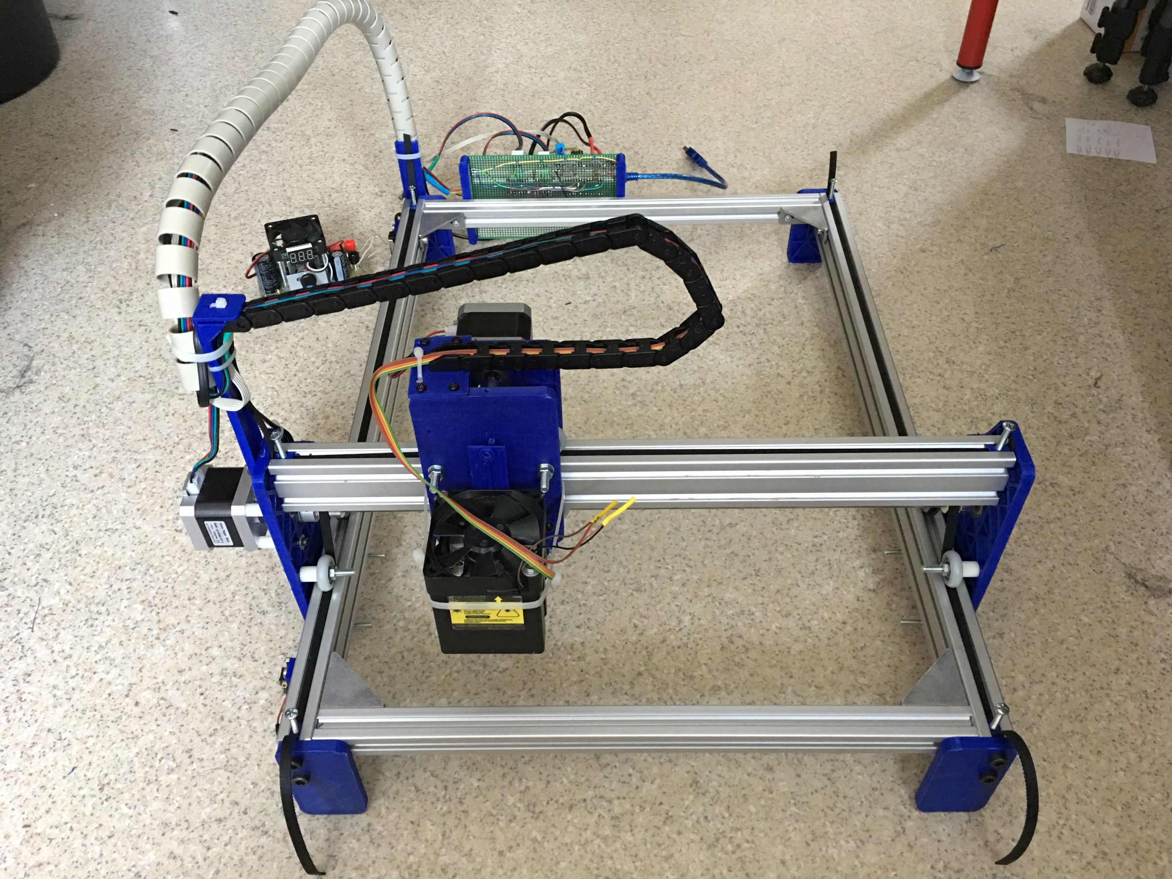 DIY 3D Printed Laser Engraver With Approx. 38x29cm Engraving Area : 15 ...