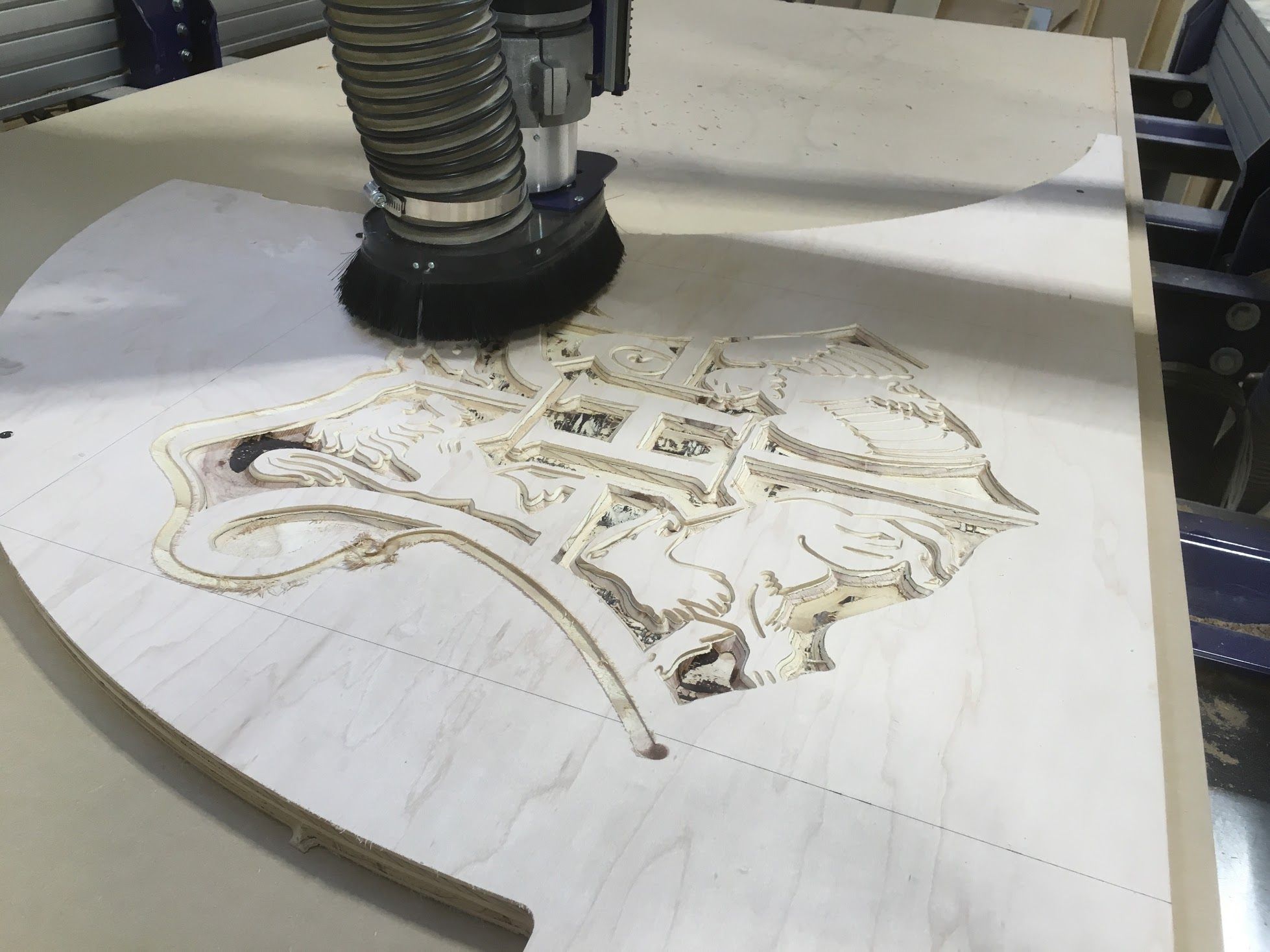 Hogwarts Crest - CNC Milling : 18 Steps (with Pictures) - Instructables