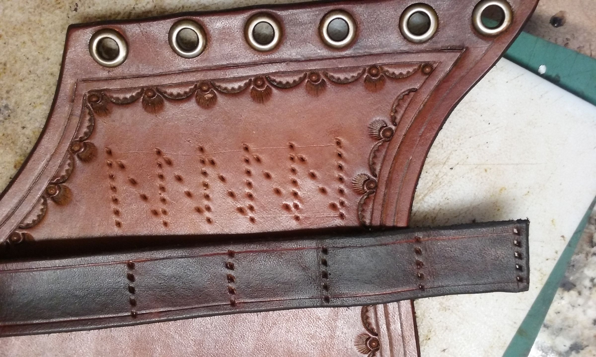 Winchester 73 Leather Rifle Scabbard and Buttstock Cover : 9 Steps ...