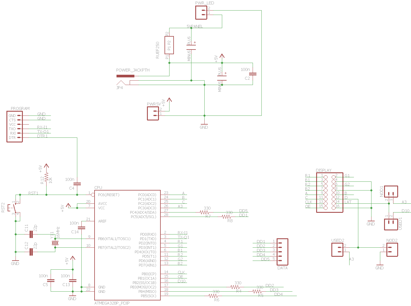 Arduino UNO Based HUB75 LED DISPLAY DRIVER : 8 Steps (with Pictures ...