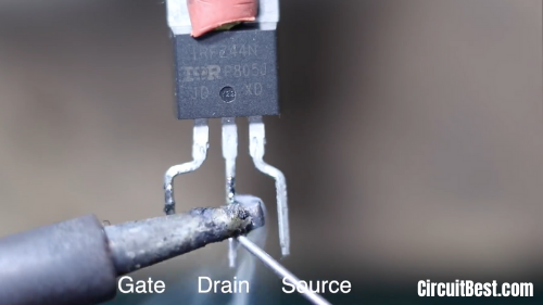 LED Dimmer Circuit With IRFZ44N MOSFET | Trybotics