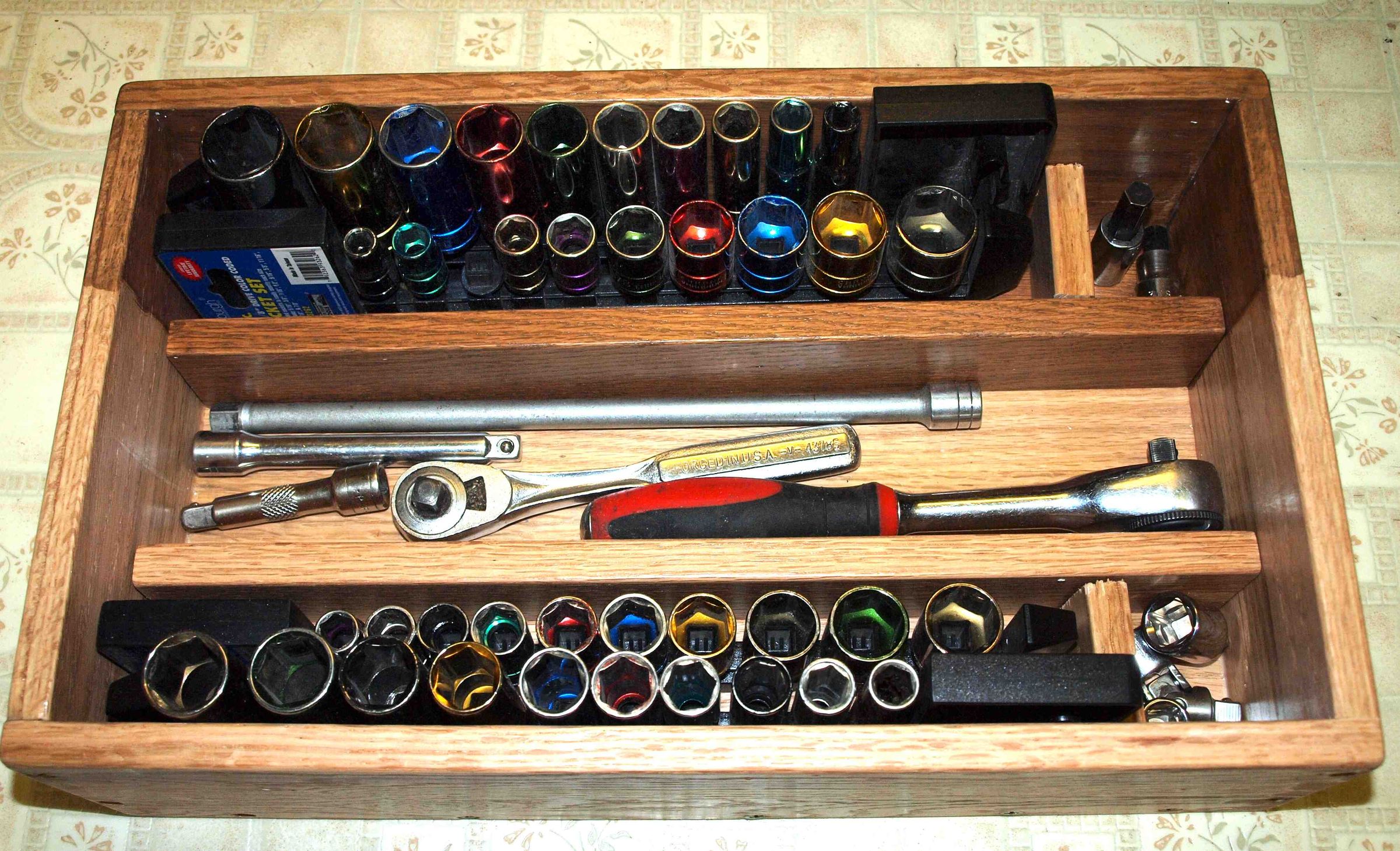 How to Build a Socket Caddy From Scrap Hardwood Flooring. : 9 Steps ...