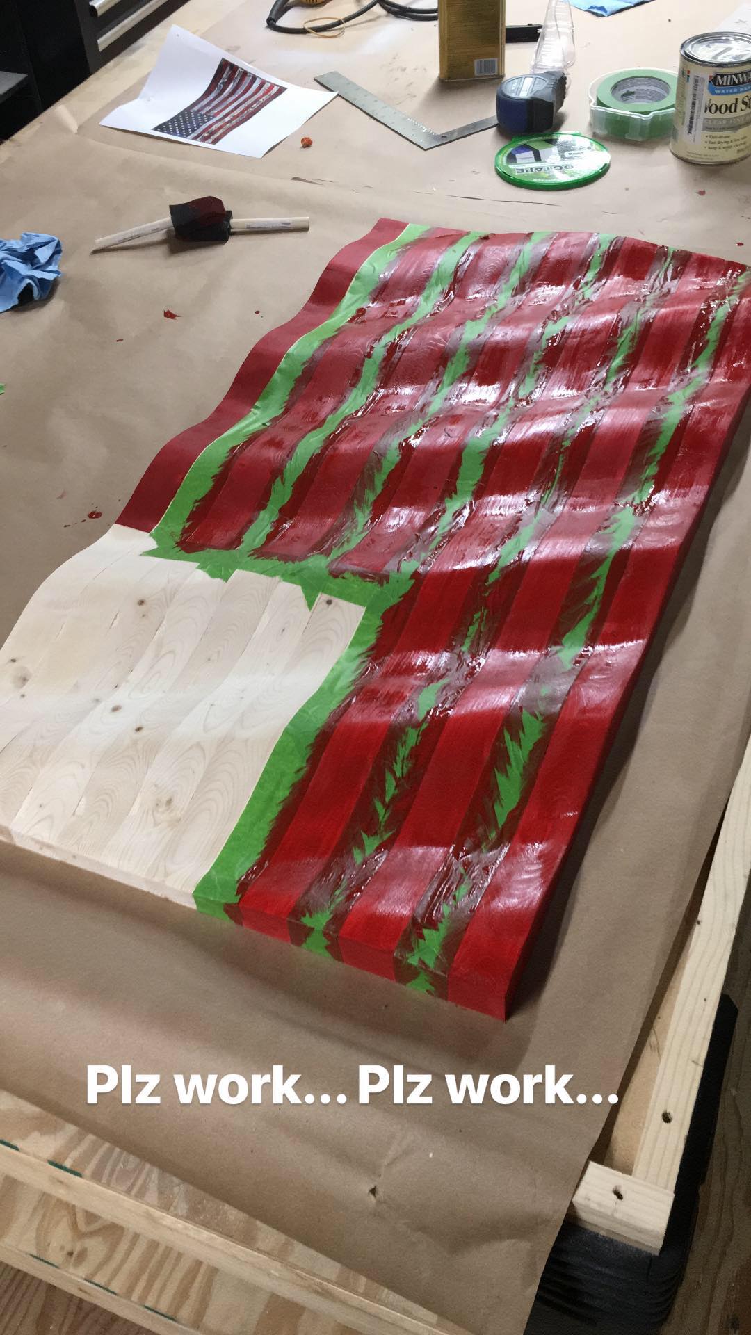 Wavey American Flag From 2x4s : 4 Steps (with Pictures) - Instructables