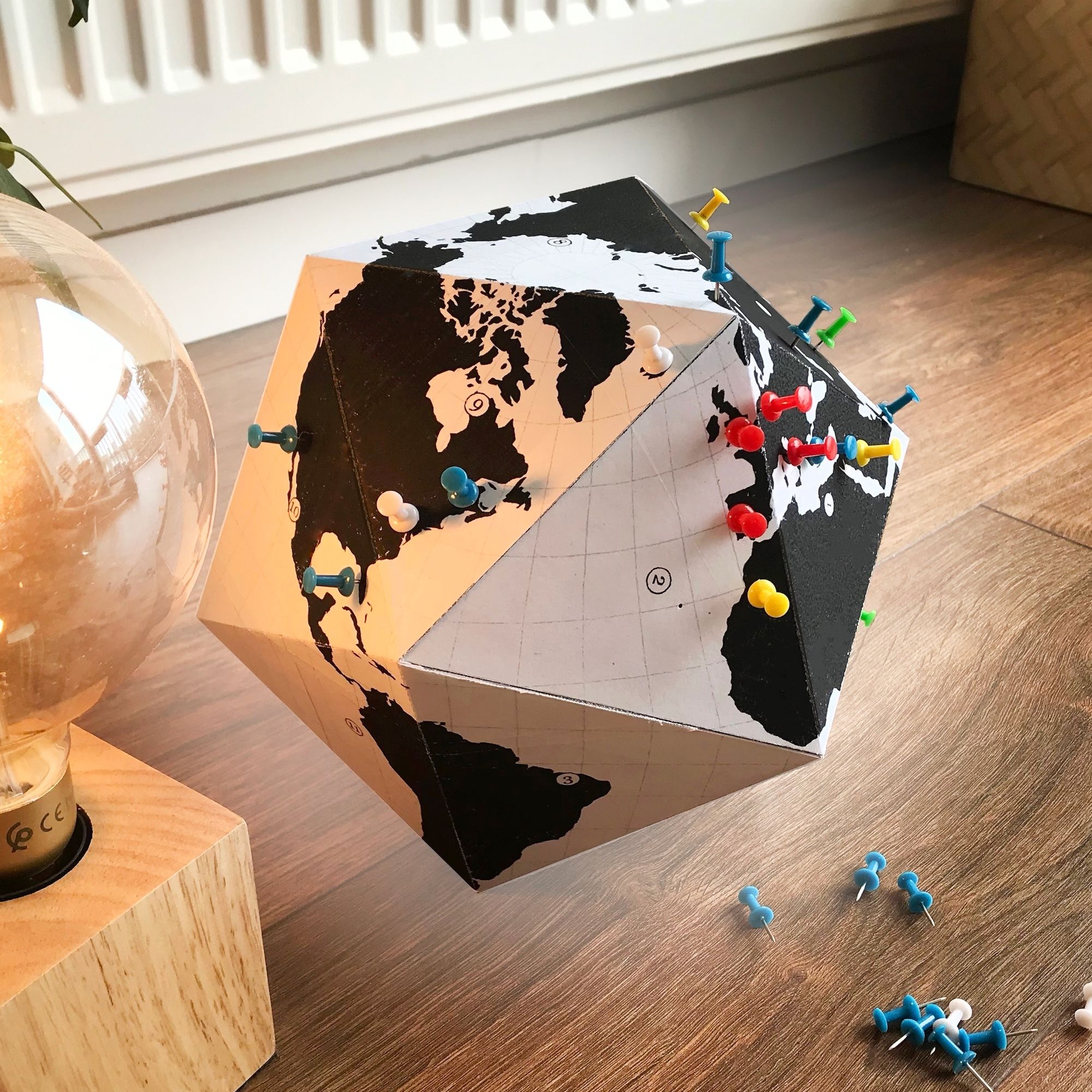 Easy Paper Desk World Globe to Highlight All Your Travel Destinations ...