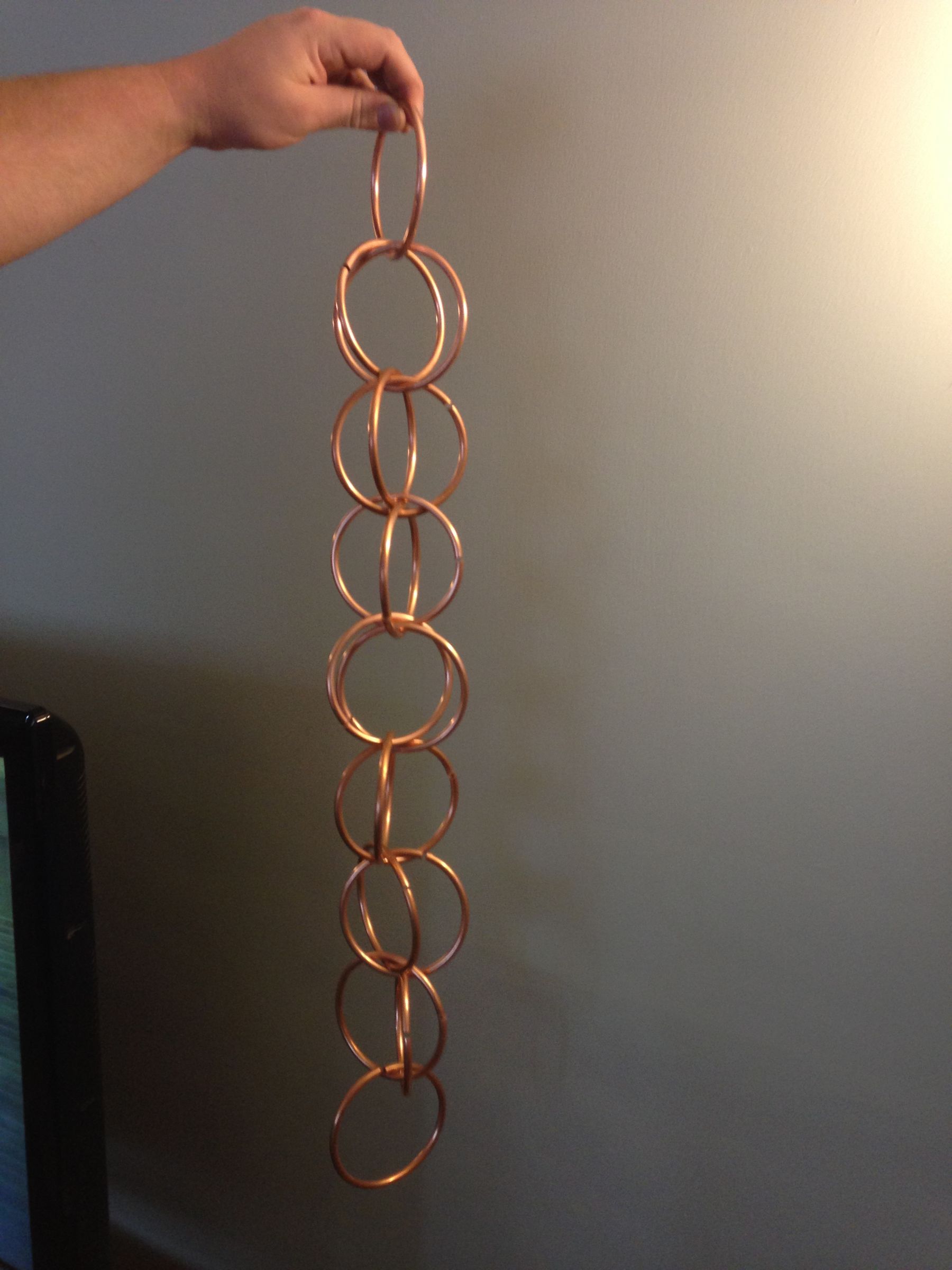 DIY Copper Rain Chain : 6 Steps (with Pictures) - Instructables