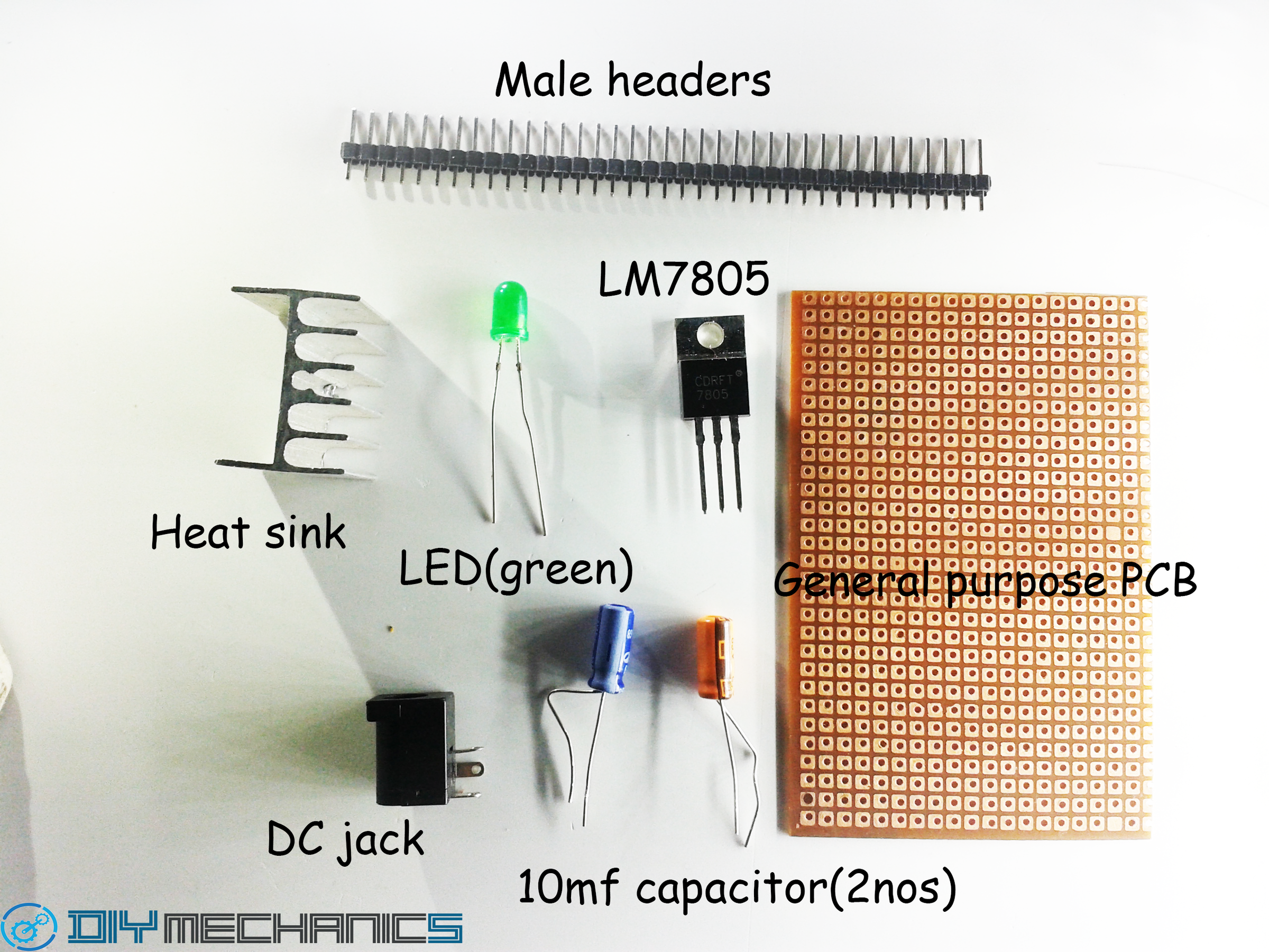 DIY 5 VOLT REGULATED POWER SUPPLY MODULE : 5 Steps (with Pictures ...