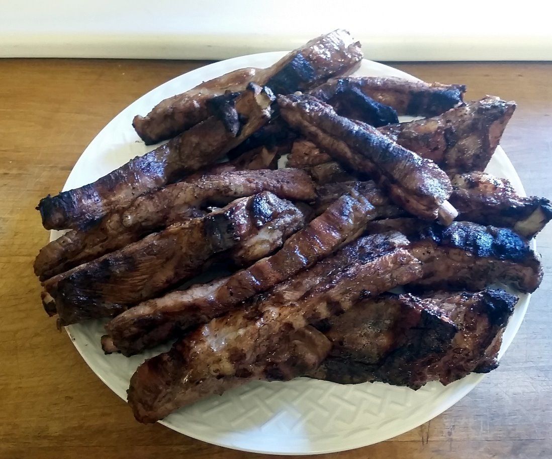 Grilled Ribs With Salt & Vinegar Marinade : 4 Steps (with Pictures ...