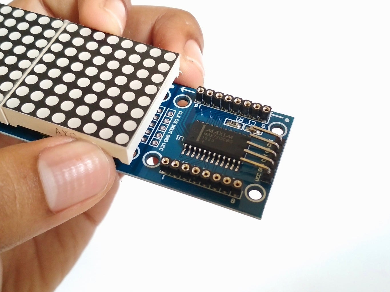 Iot Smart Clock Dot Matrix Use Wemos Esp8266 Esp Matrix 12 Steps