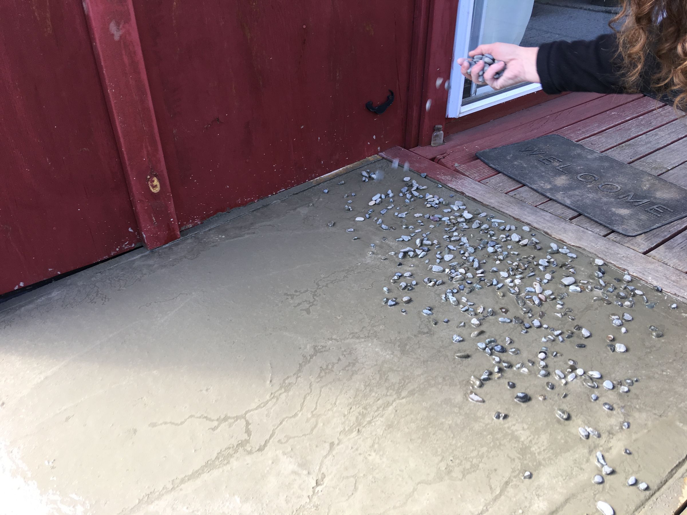 Making an Exposed Aggregate Concrete Path : 8 Steps (with Pictures ...