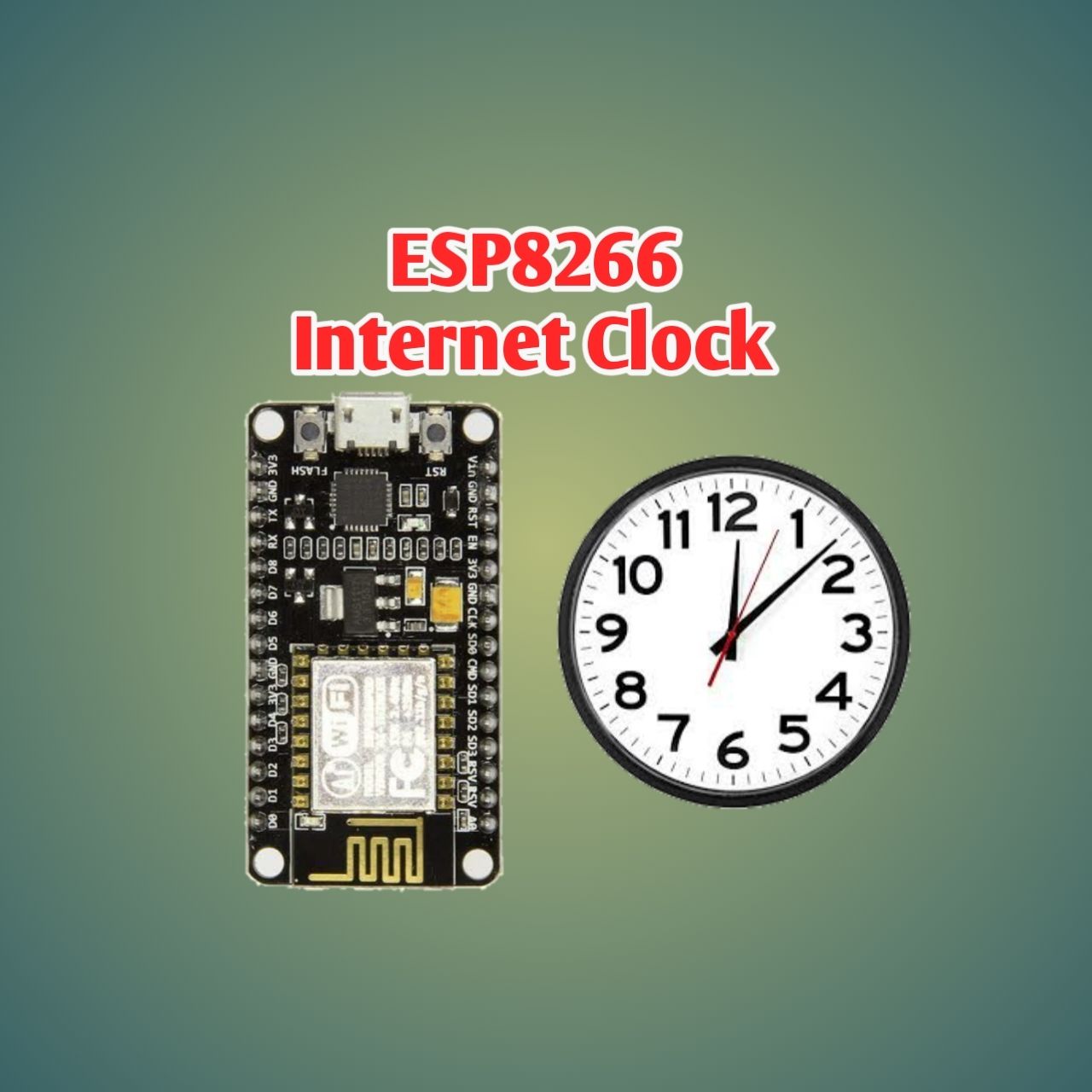 Getting Time From Internet Using ESP8266 | NTP Clock Project With ...
