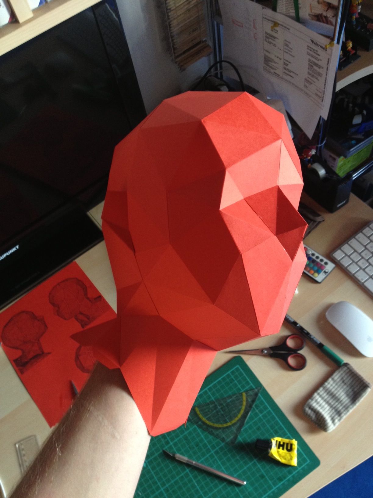 Out of This Wall – Papercraft Sculpture : 9 Steps (with Pictures ...