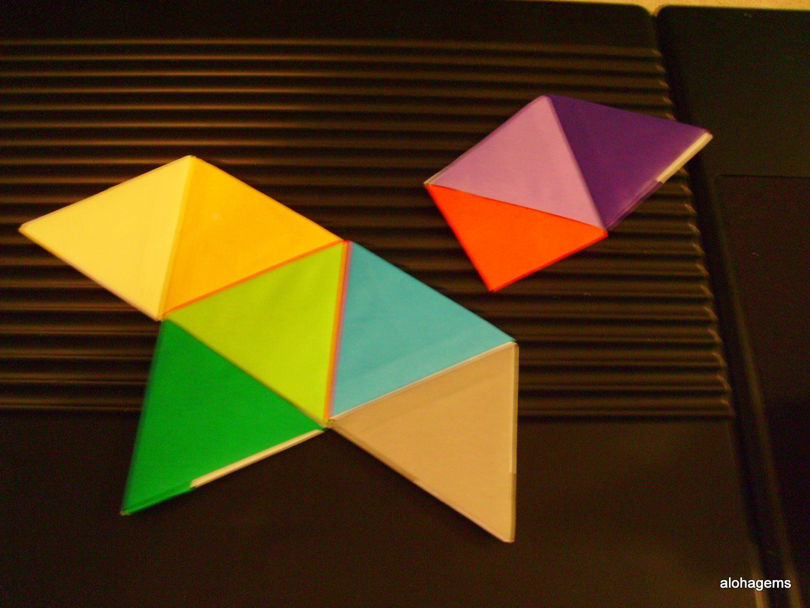 Origami of Platonic Solids: Octahedron : 8 Steps (with Pictures ...