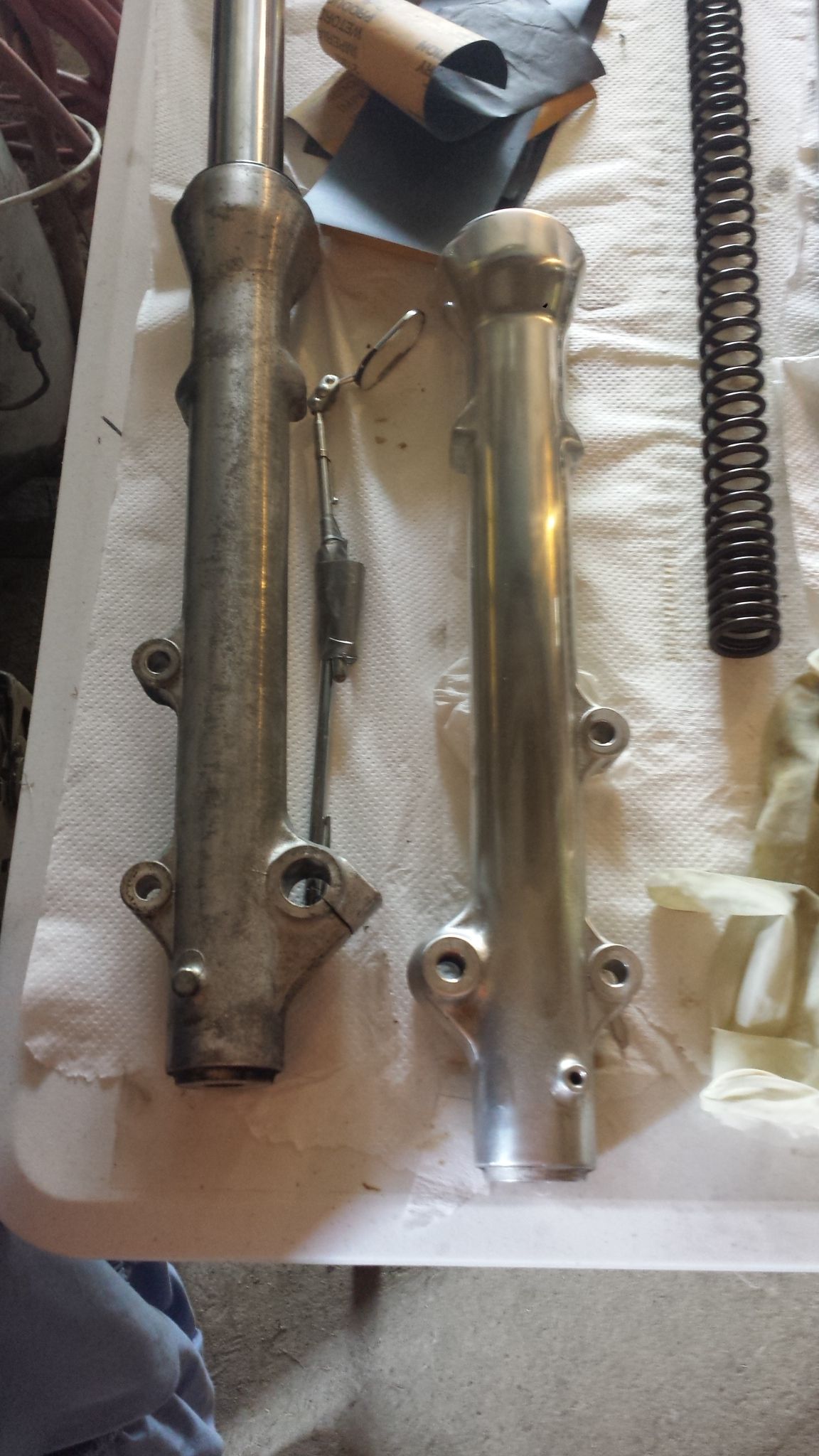 Restoring Motorcycle Forks : 5 Steps - Instructables