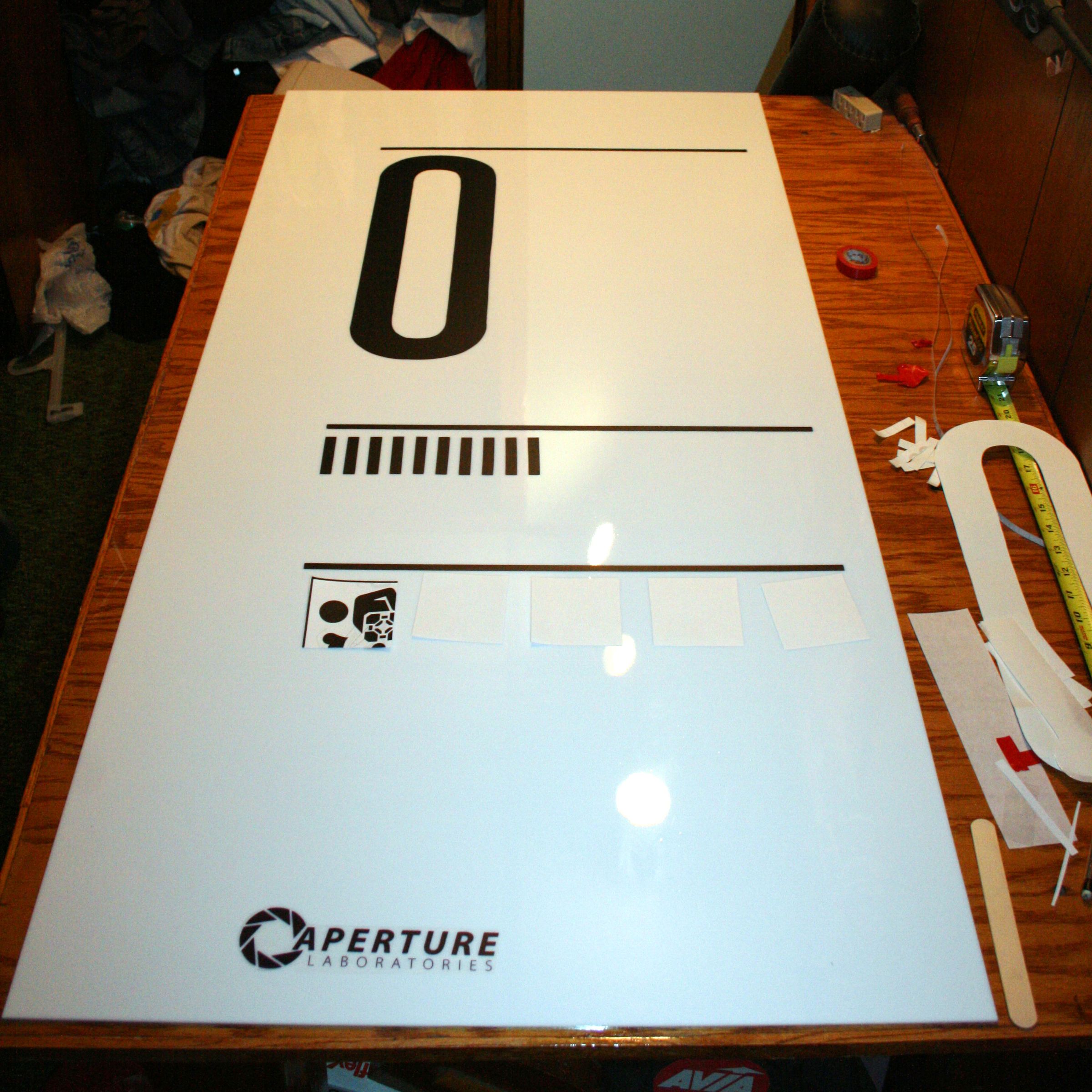 Portal Test Chamber Information Sign : 7 Steps (with Pictures ...