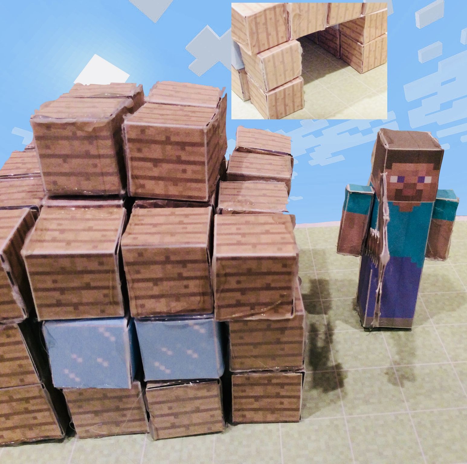 Cardstock Minecraft World : 7 Steps (with Pictures) - Instructables