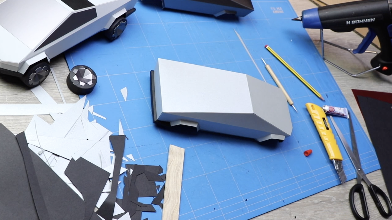 Tesla Cybertruck DIY Made of Paper! :) : 9 Steps (with Pictures ...