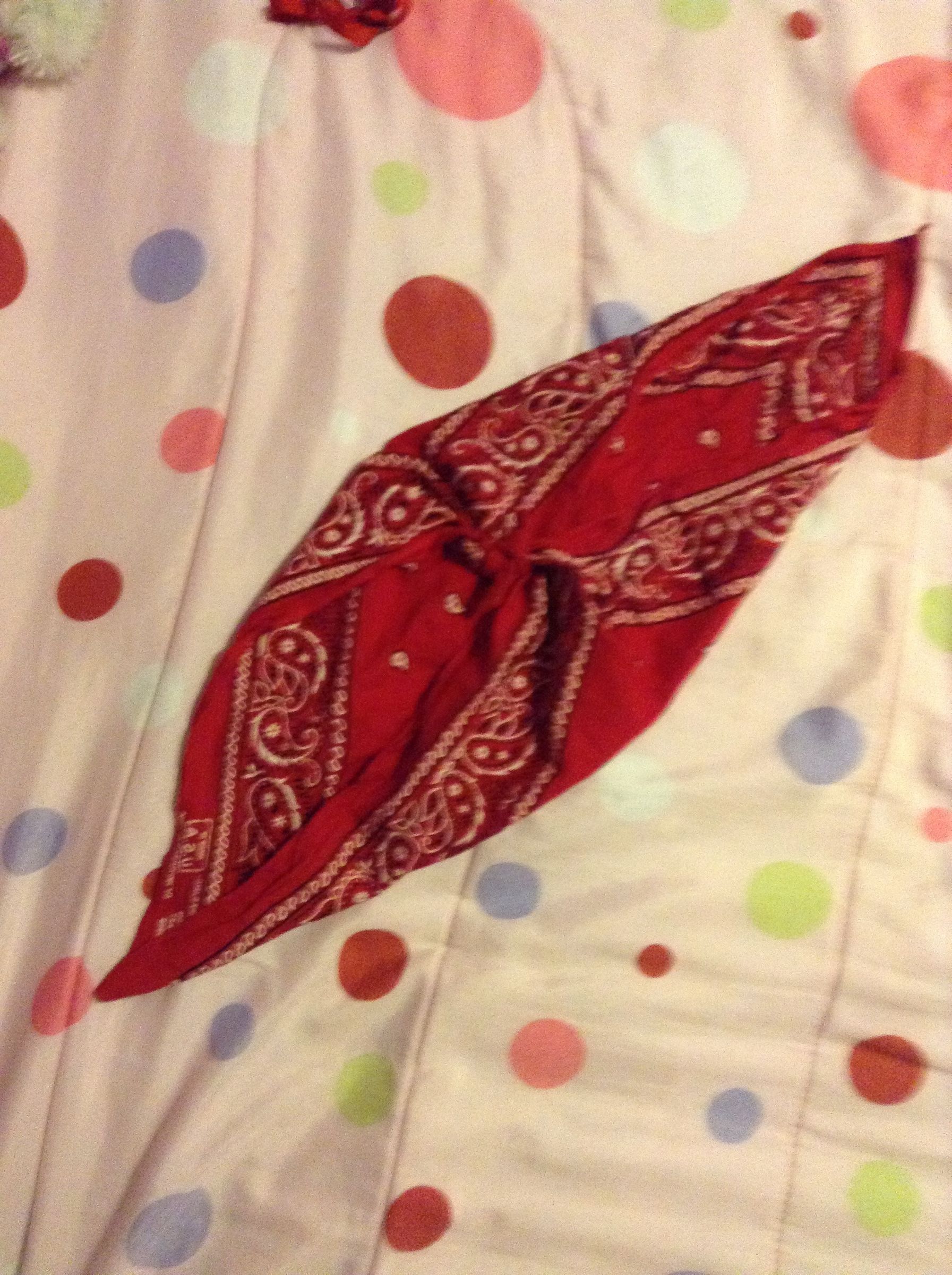How to Make a Rose Out of a Bandana : 11 Steps - Instructables