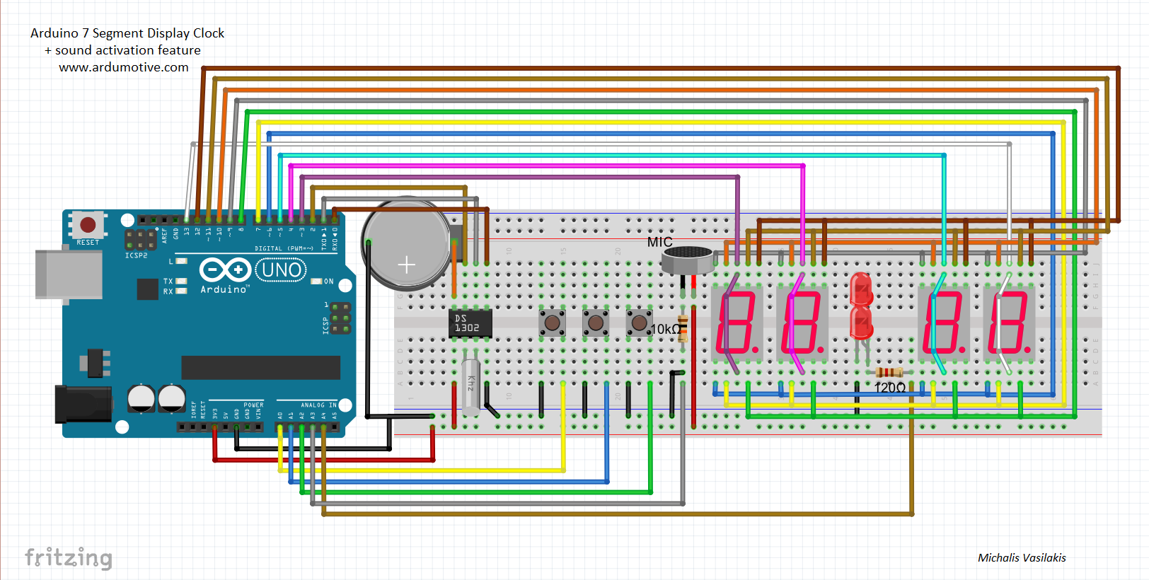 7 segment clock multiplexer error - Programming - Arduino Forum