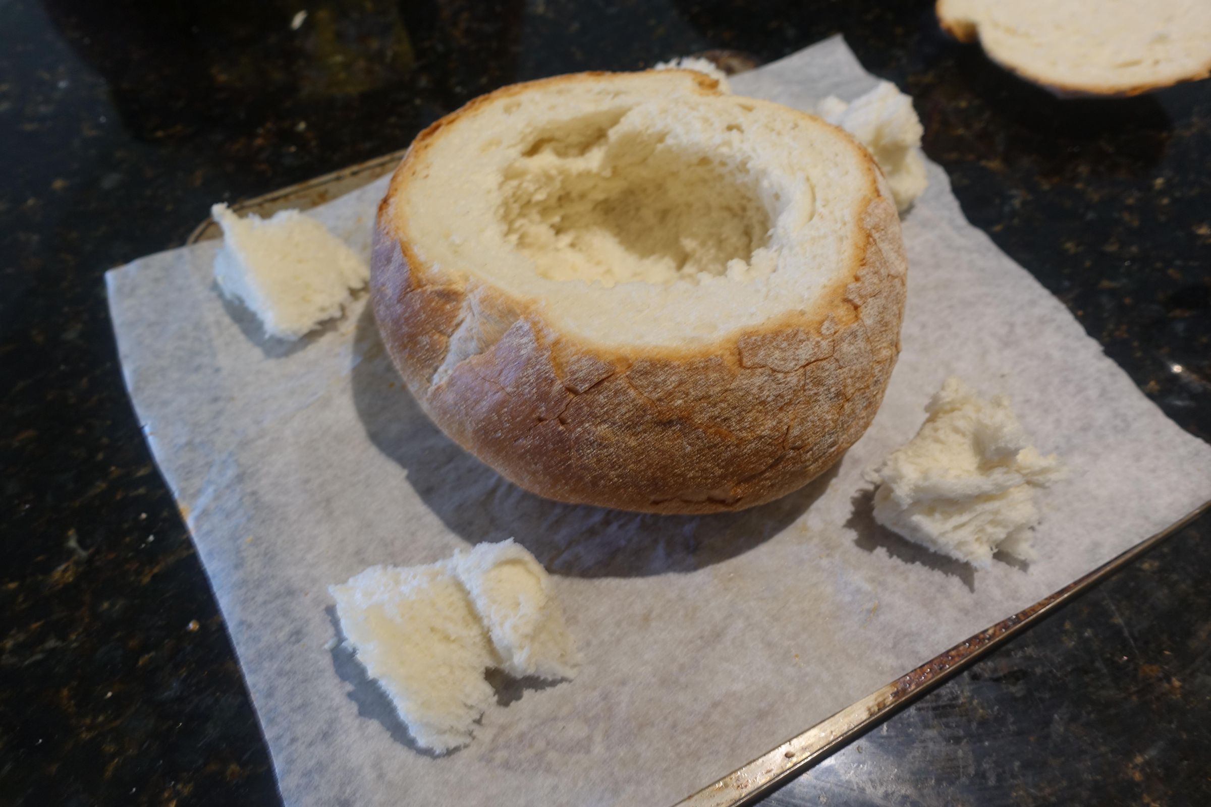 Warm Spinach Dip Cobb Loaf : 6 Steps (with Pictures) - Instructables