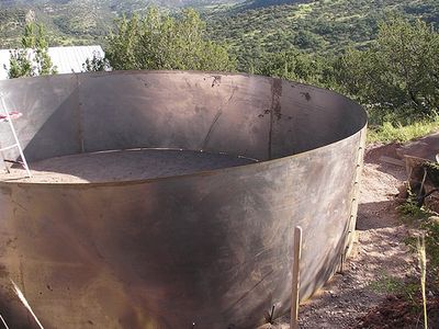 How to Build a 6000 Gallon Water Tank : 11 Steps (with Pictures ...