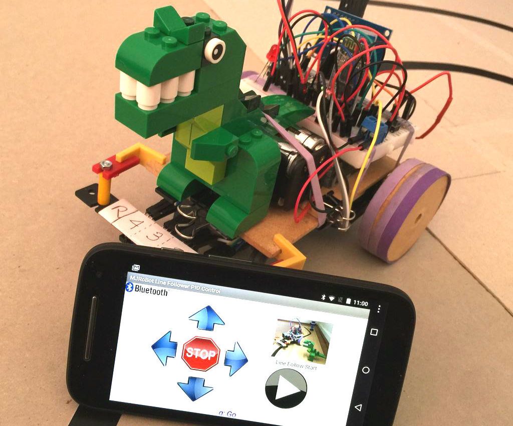 Line Follower Robot - PID Control - Android Setup : 12 Steps (with ...