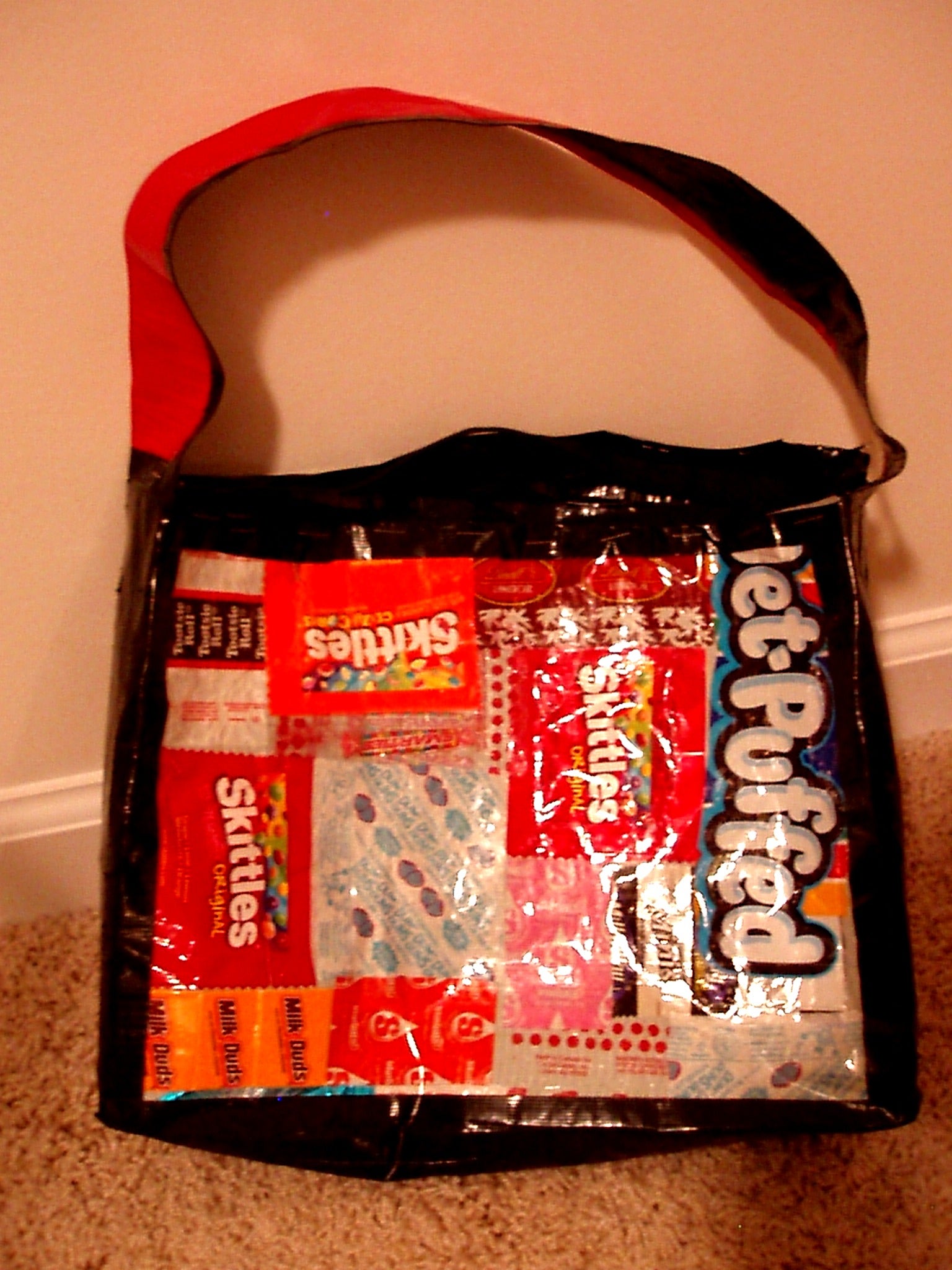 Candy Wrapper Bag 5 Steps Instructables Candy Wrapper Bag 5 Steps Instructables