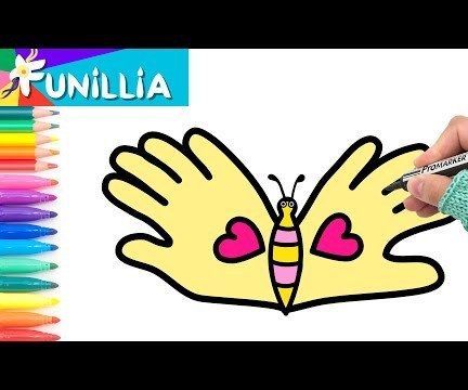 Let's Draw a Hand Butterfly for Mother : 5 Steps - Instructables