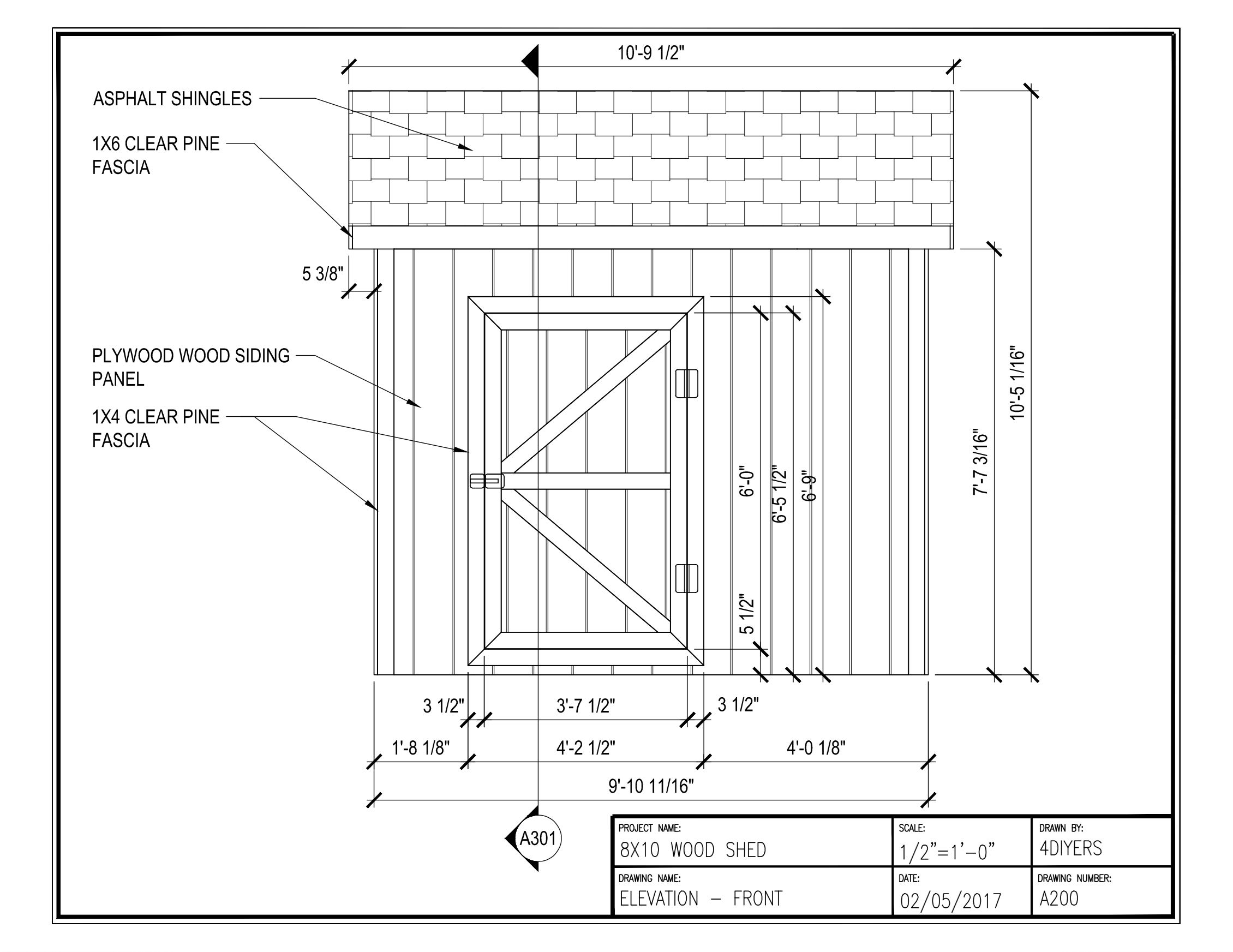 8x10 Shed Plans (Free) - Instructables