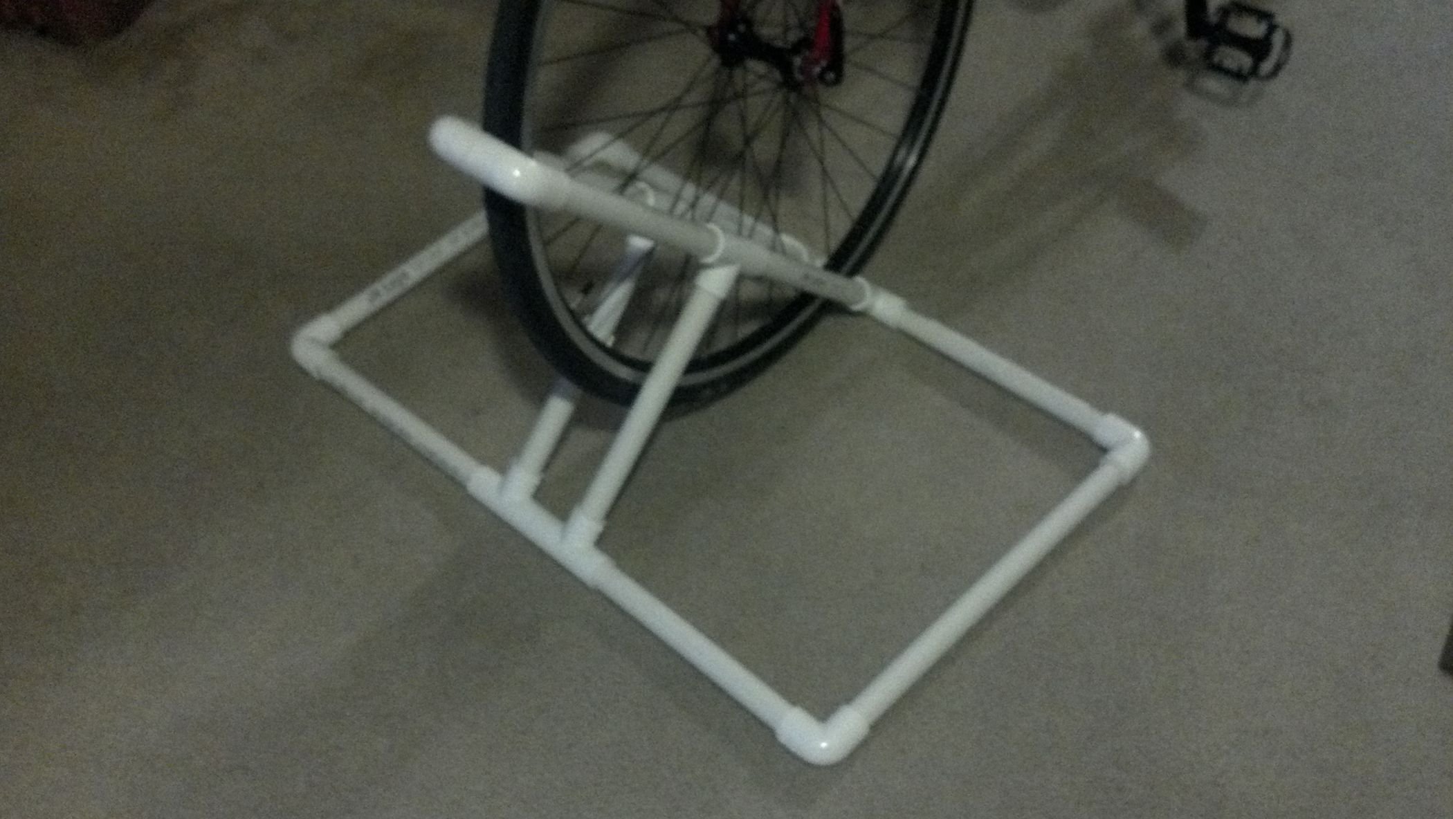 Apartment PVC Bike Rack : 5 Steps (with Pictures) - Instructables