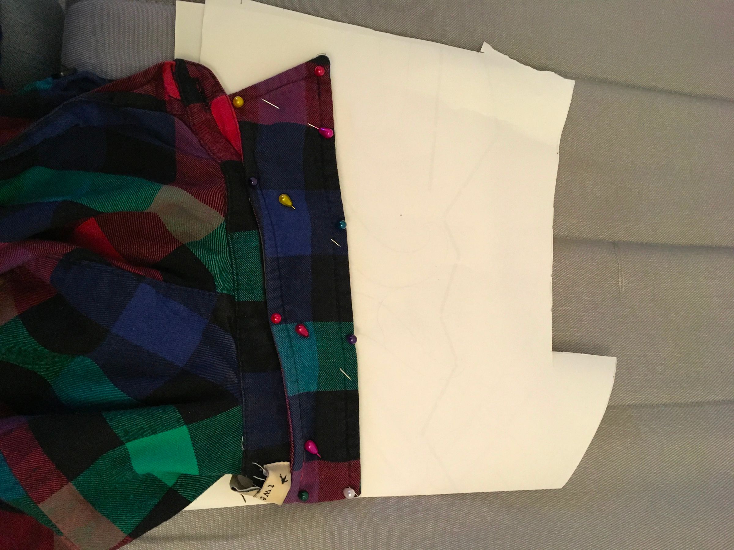 Shirt Pattern-making With Your Own Shirt : 8 Steps (with Pictures ...