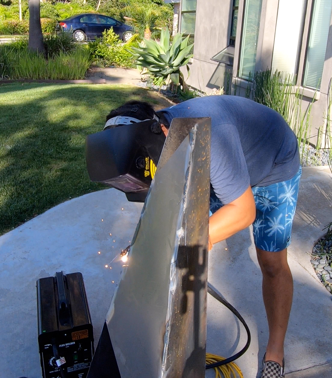 Modern Geometric Steel Chiminea : 9 Steps (with Pictures) - Instructables