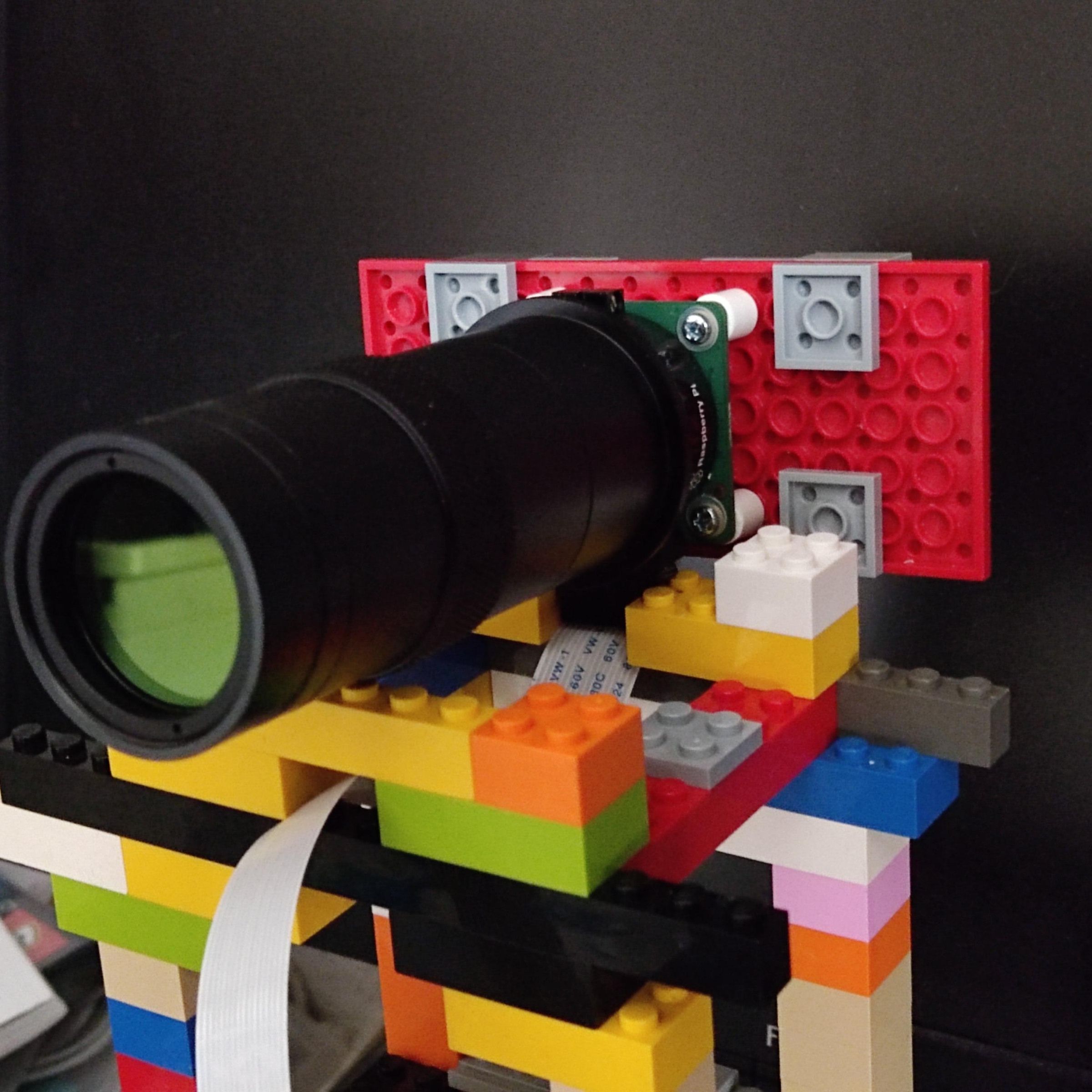 Raspberry Pi HQ Camera Microscope - a Minimalist LEGO Version : 9 Steps ...