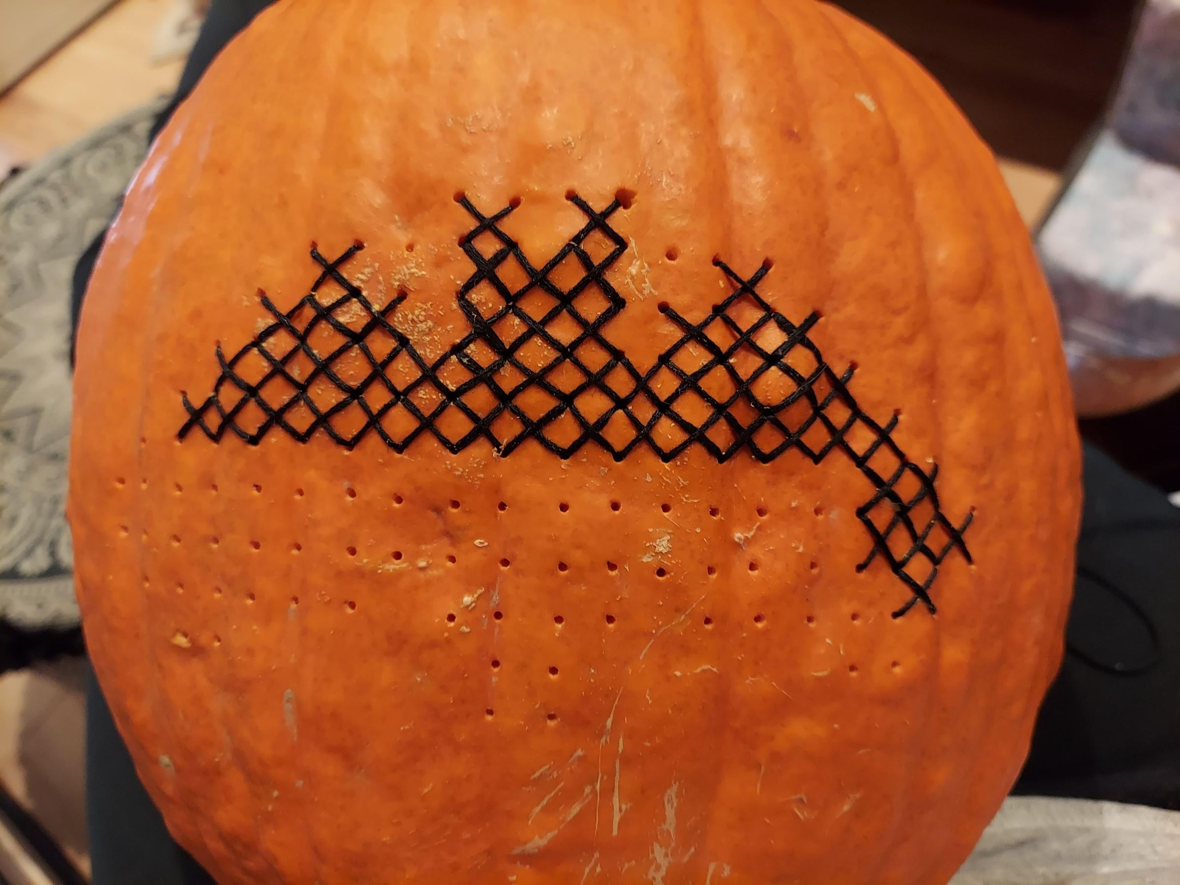 Cross-Stitched & Embroidered Pumpkins : 12 Steps (with Pictures ...
