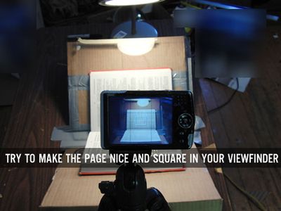 Bargain-Price Book Scanner From a Cardboard Box. : 11 Steps (with ...