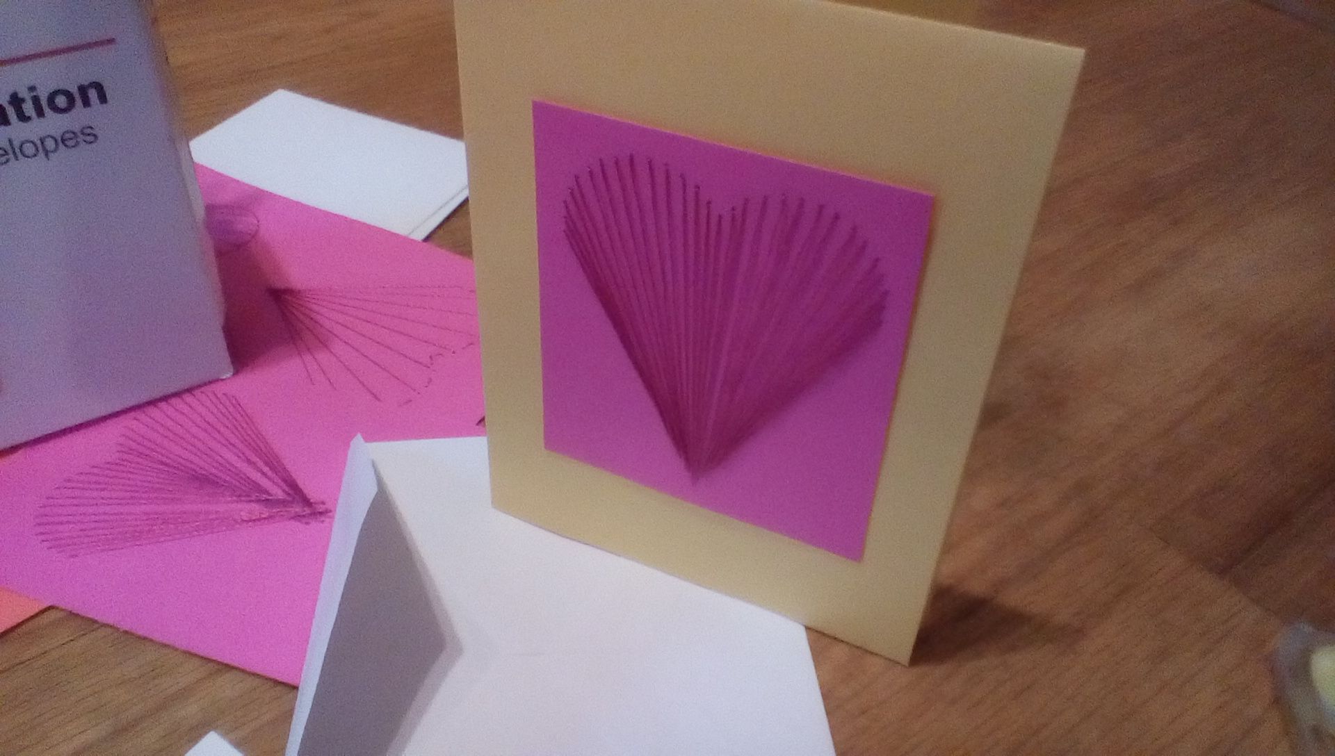 String Art Valentine Cards--and Other Holidays : 4 Steps (with Pictures ...