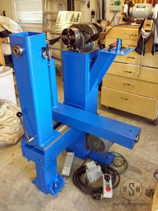 Building Big Blue, a Home Made Wood Lathe : 10 Steps (with Pictures ...