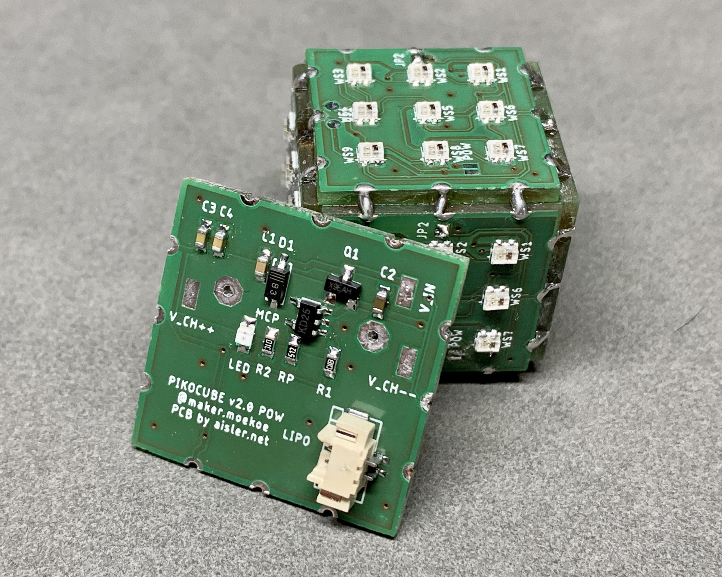 Six Sided PCB LED Dice With WIFI & Gyroscope - PIKOCUBE : 7 Steps (with ...