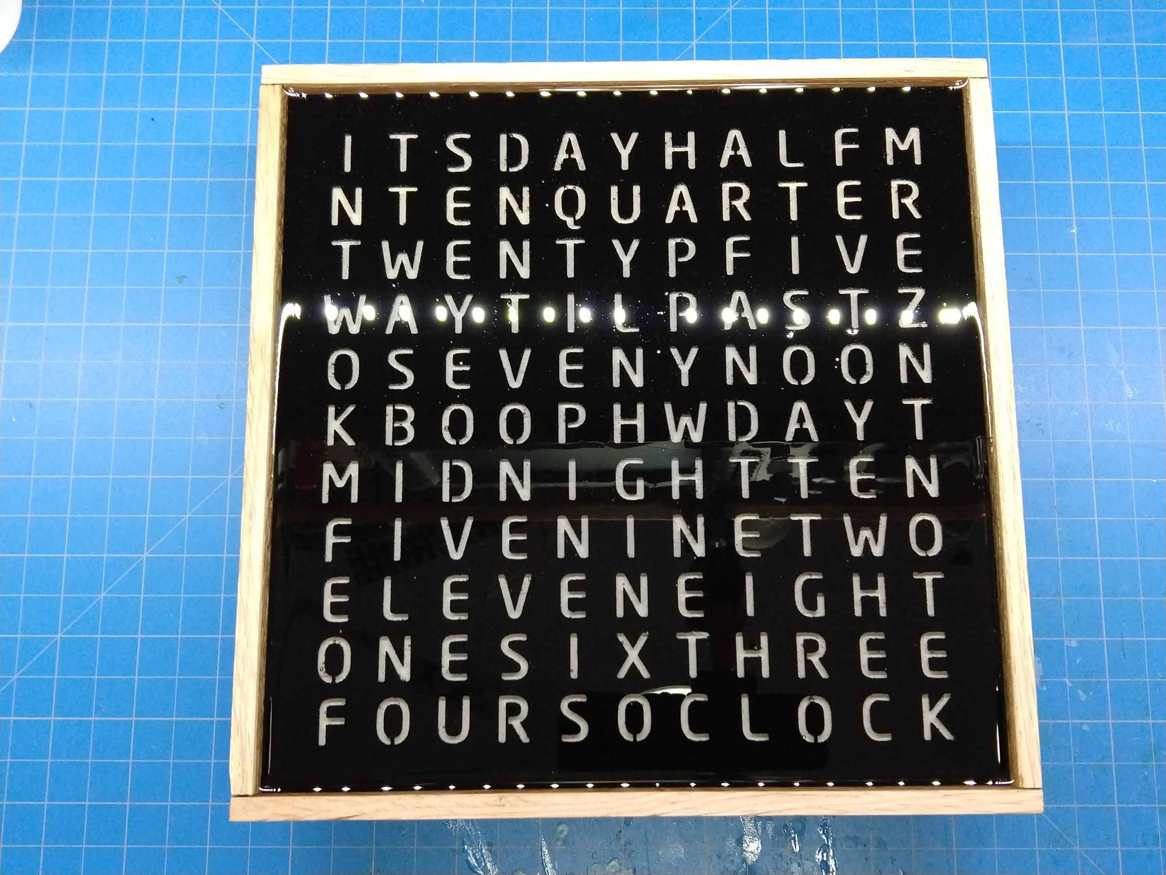 Word Clock : 21 Steps (with Pictures) - Instructables