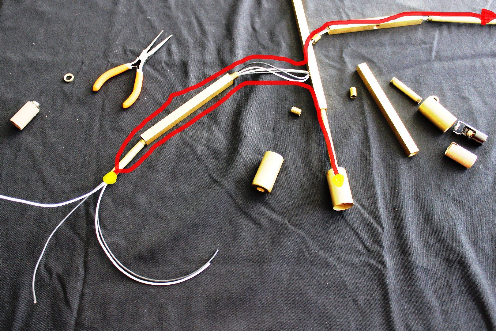 How to Make a Pair of Modern Brass Pendant Lamps : 10 Steps - Instructables