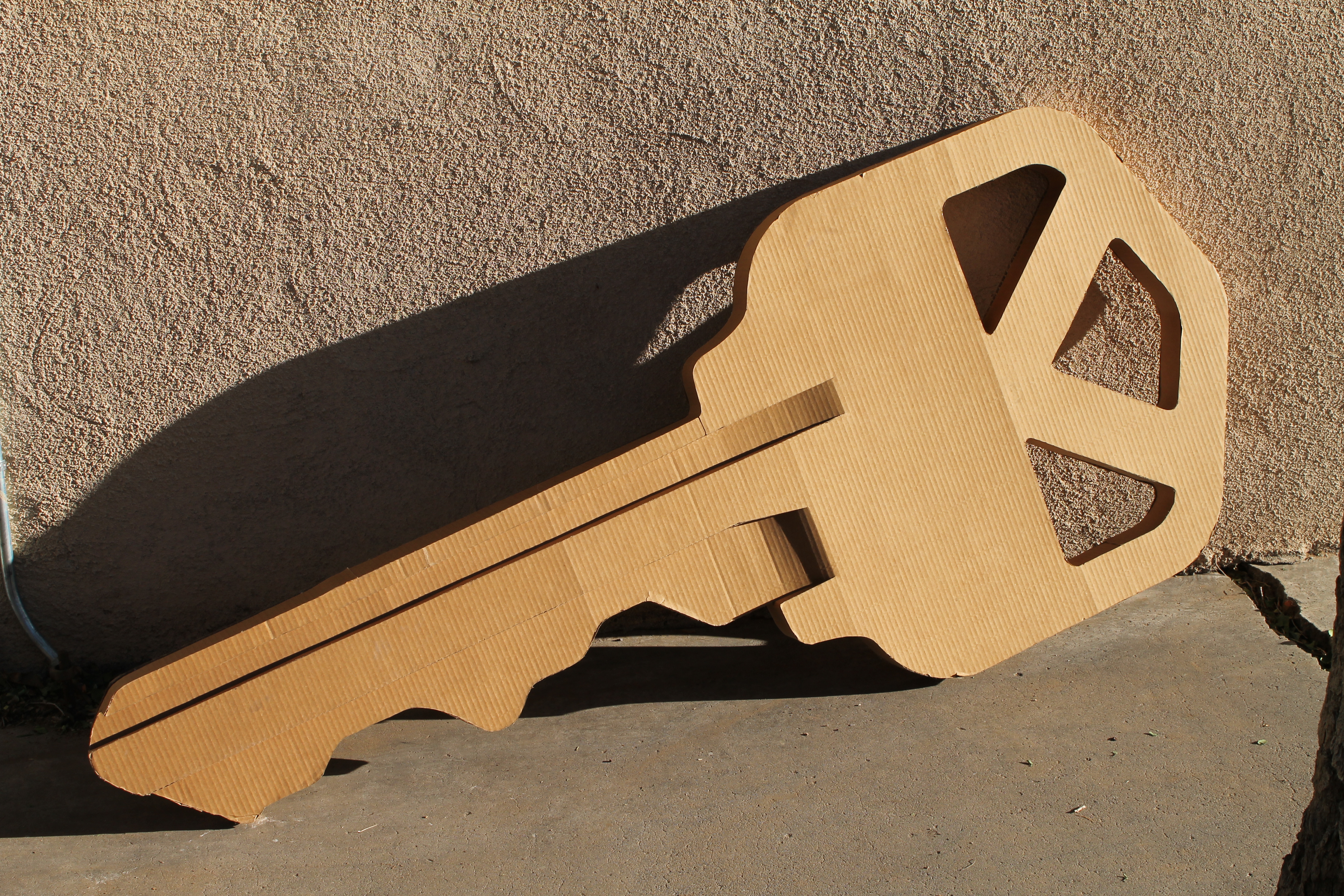 Giant Cardboard Key : 7 Steps (with Pictures) - Instructables